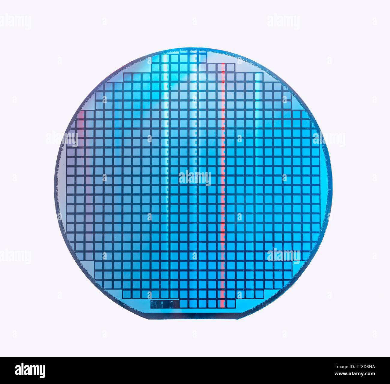 silicon wafer disk isolated on white background Stock Photo - Alamy