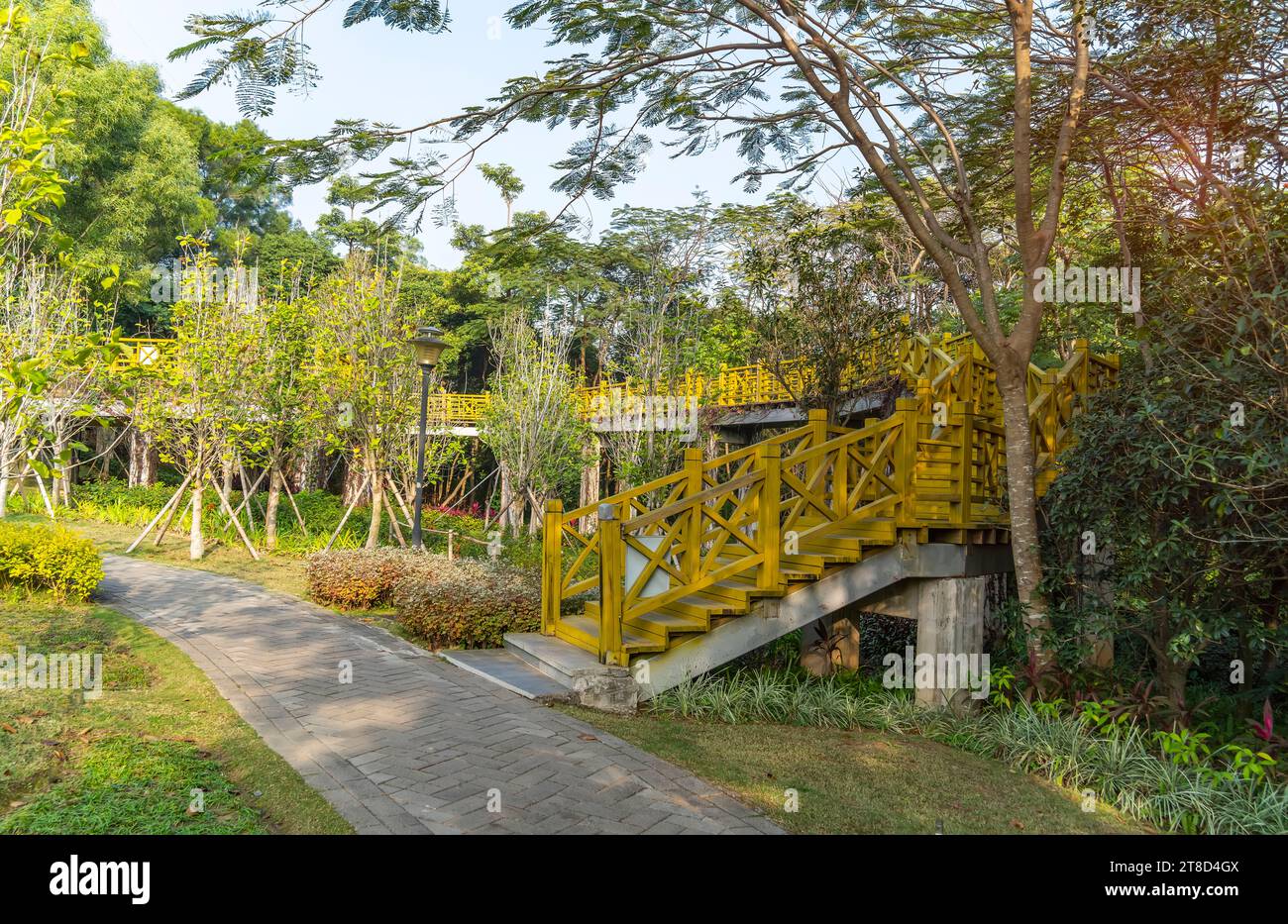 Bridge with stairs hi-res stock photography and images - Alamy