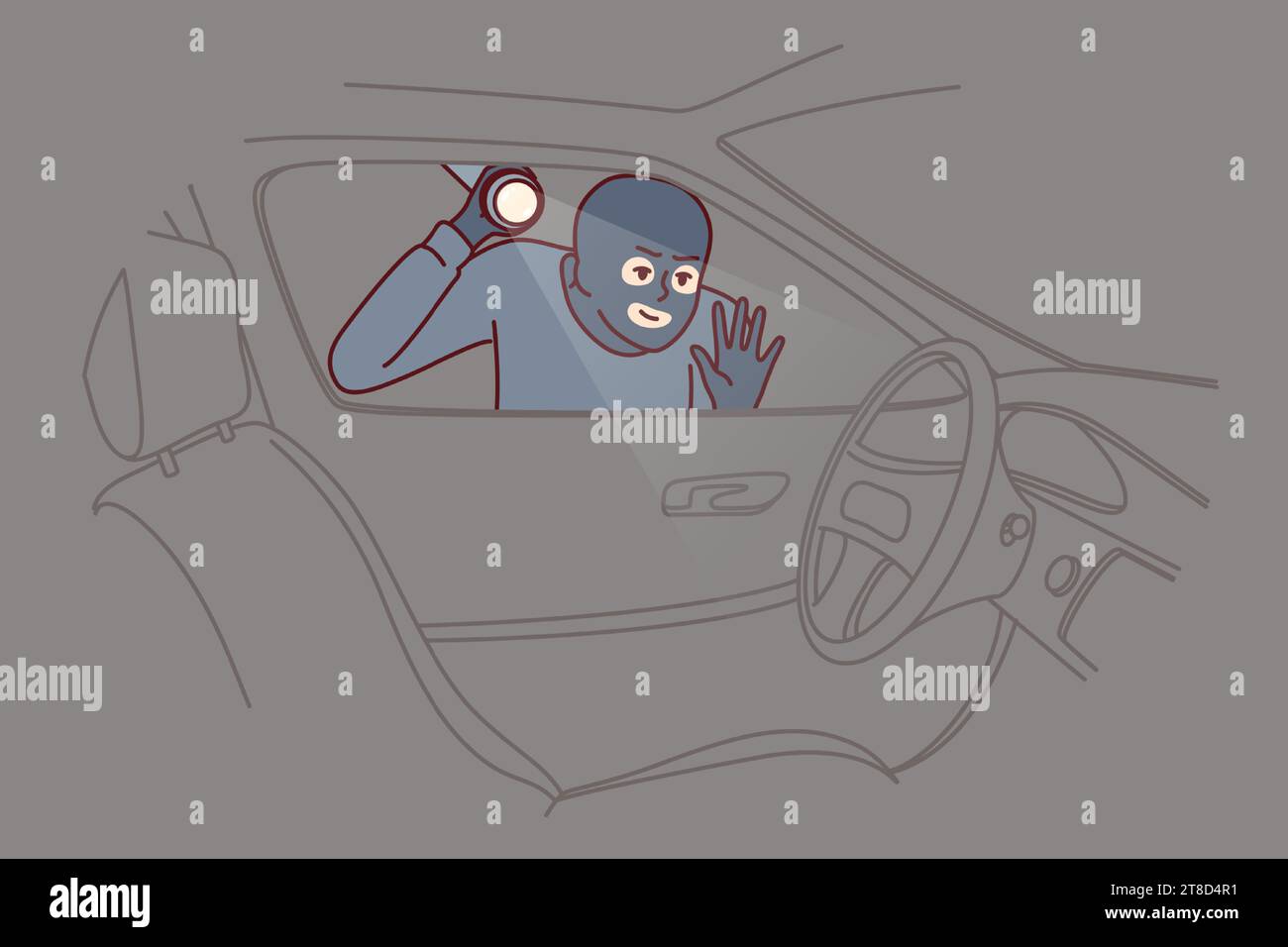 Stands garage Stock Vector Images - Alamy