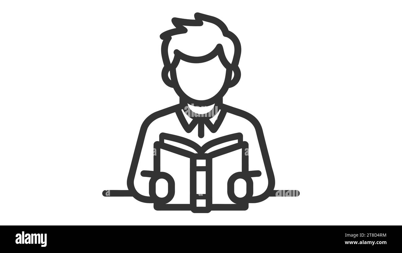 Student Icon - Vector illustration on white background Stock Vector ...