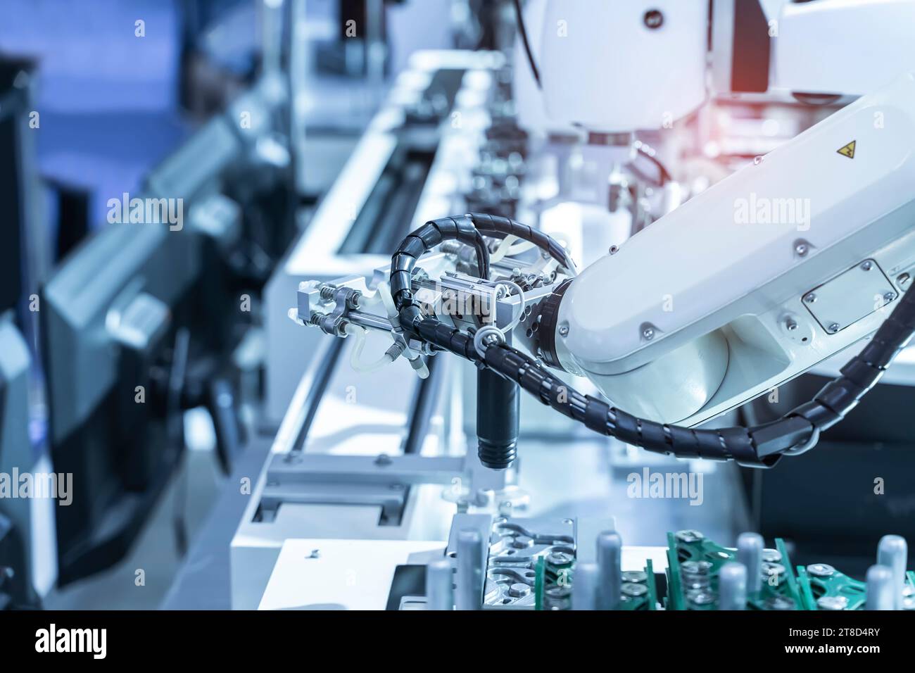 automatic industrial machine and factory robot arm,Smart factory ...