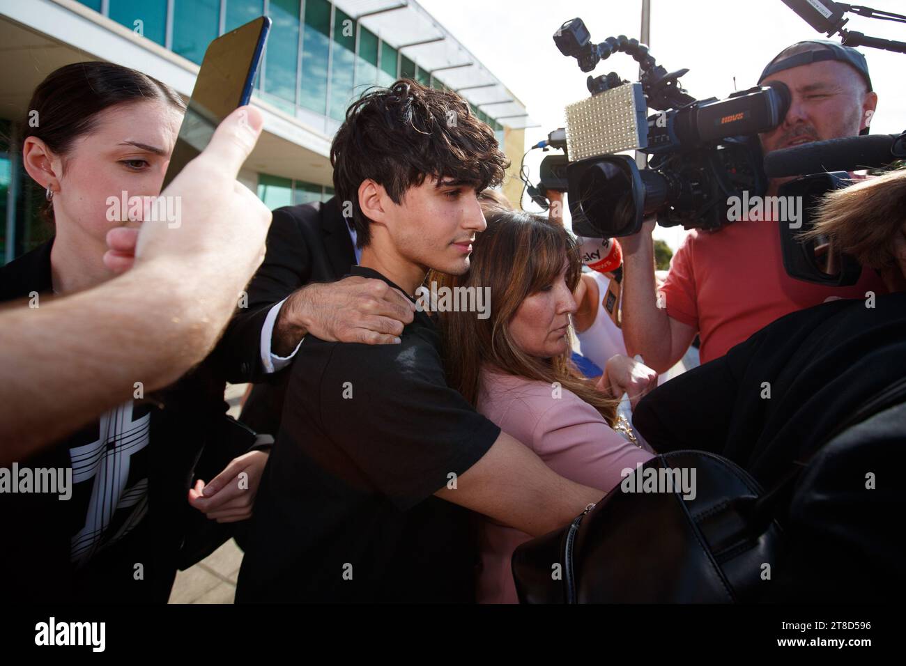 Adelaide, Australia. 20th Nov, 2023. Dhirren Randhawa leaves court led ...