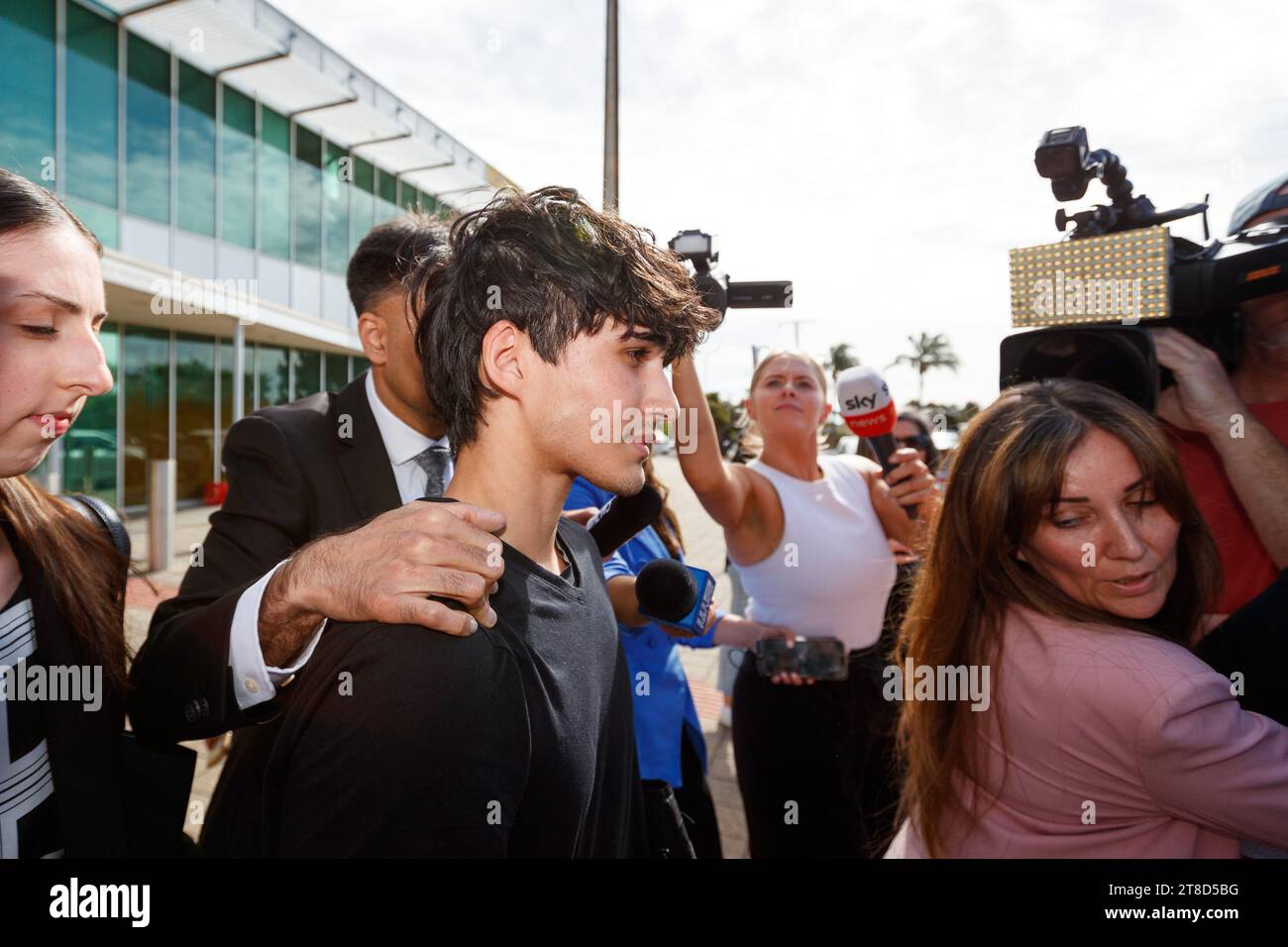 Adelaide, Australia. 20th Nov, 2023. Dhirren Randhawa leaves court led ...