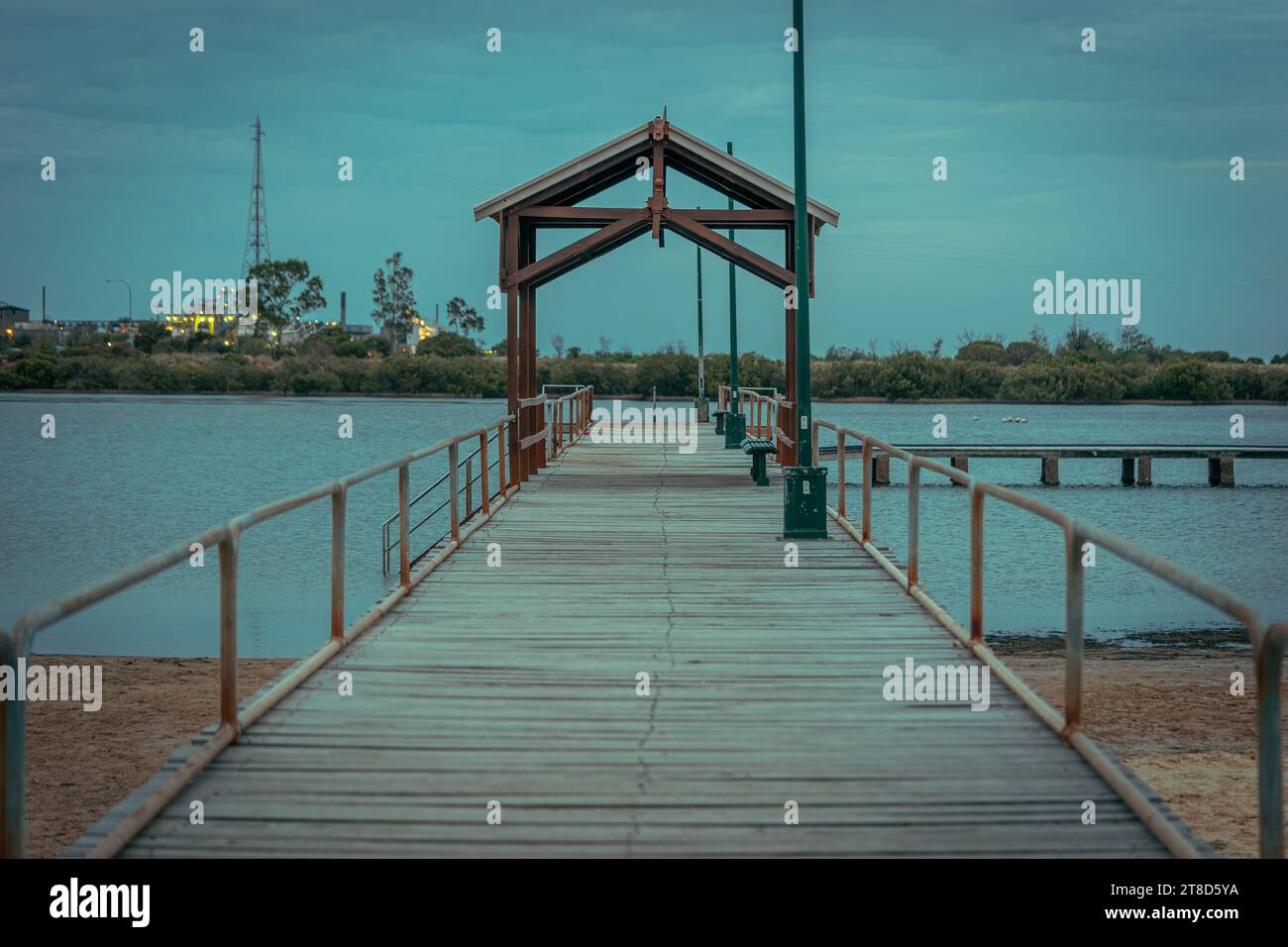Port Pirie boardwalk pier jetty, South Australia Stock Photo - Alamy