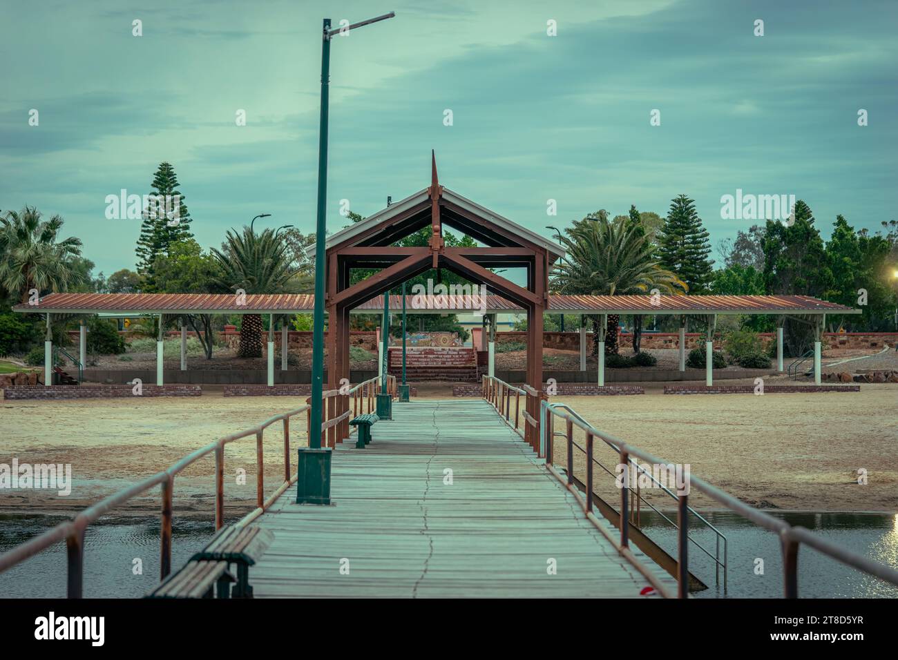 Port Pirie boardwalk pier jetty, South Australia Stock Photo - Alamy