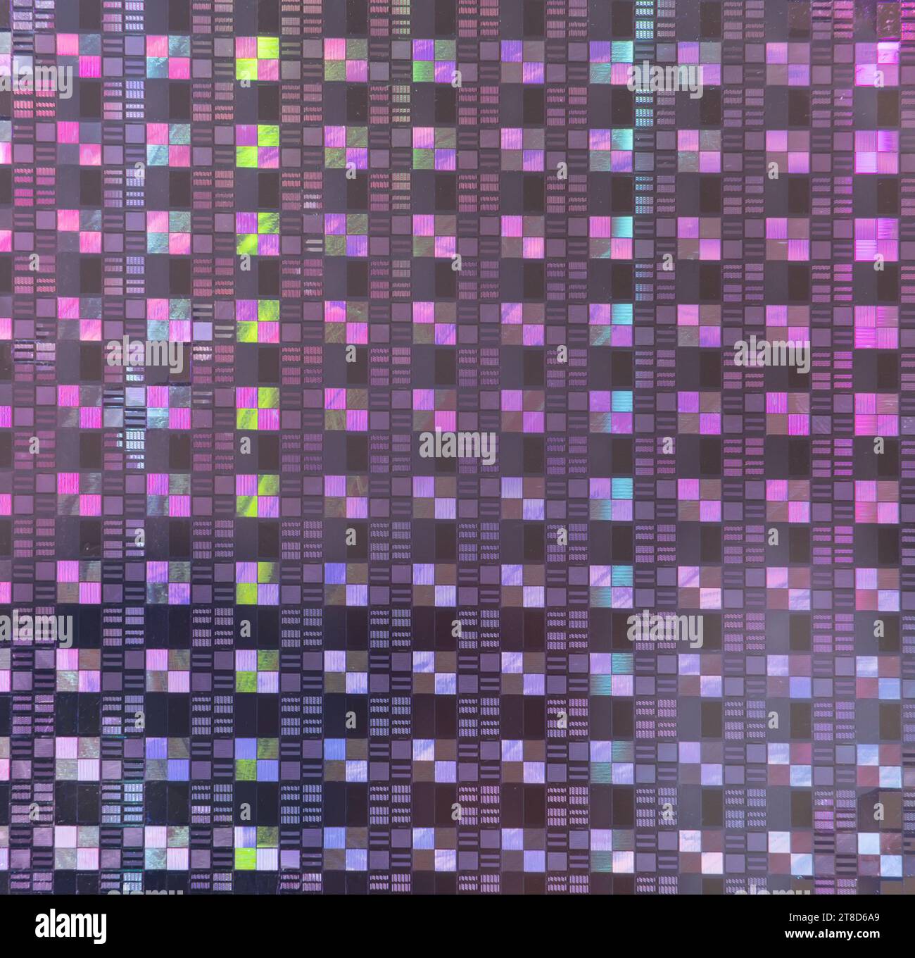 Silicon wafer with chips background Stock Photo - Alamy