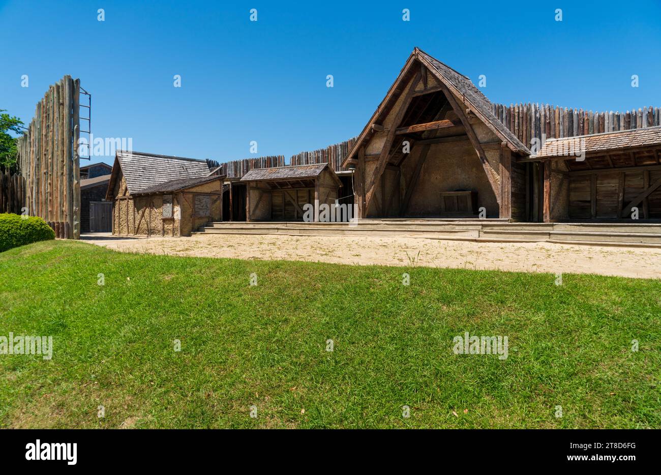 The First English Settlement in the United States, Fort Raleigh ...