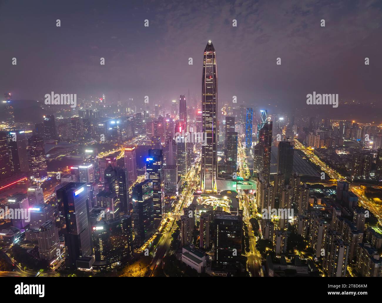 Shenzhen city sunset futian district hi-res stock photography and images - Alamy