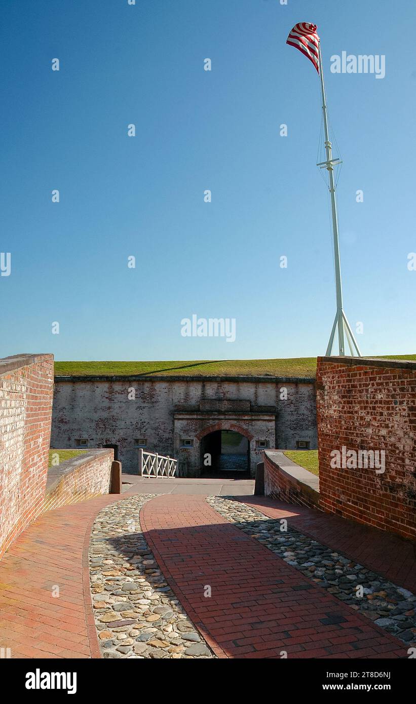The Fort Macon State Park, in Carteret County, North Carolina Stock ...