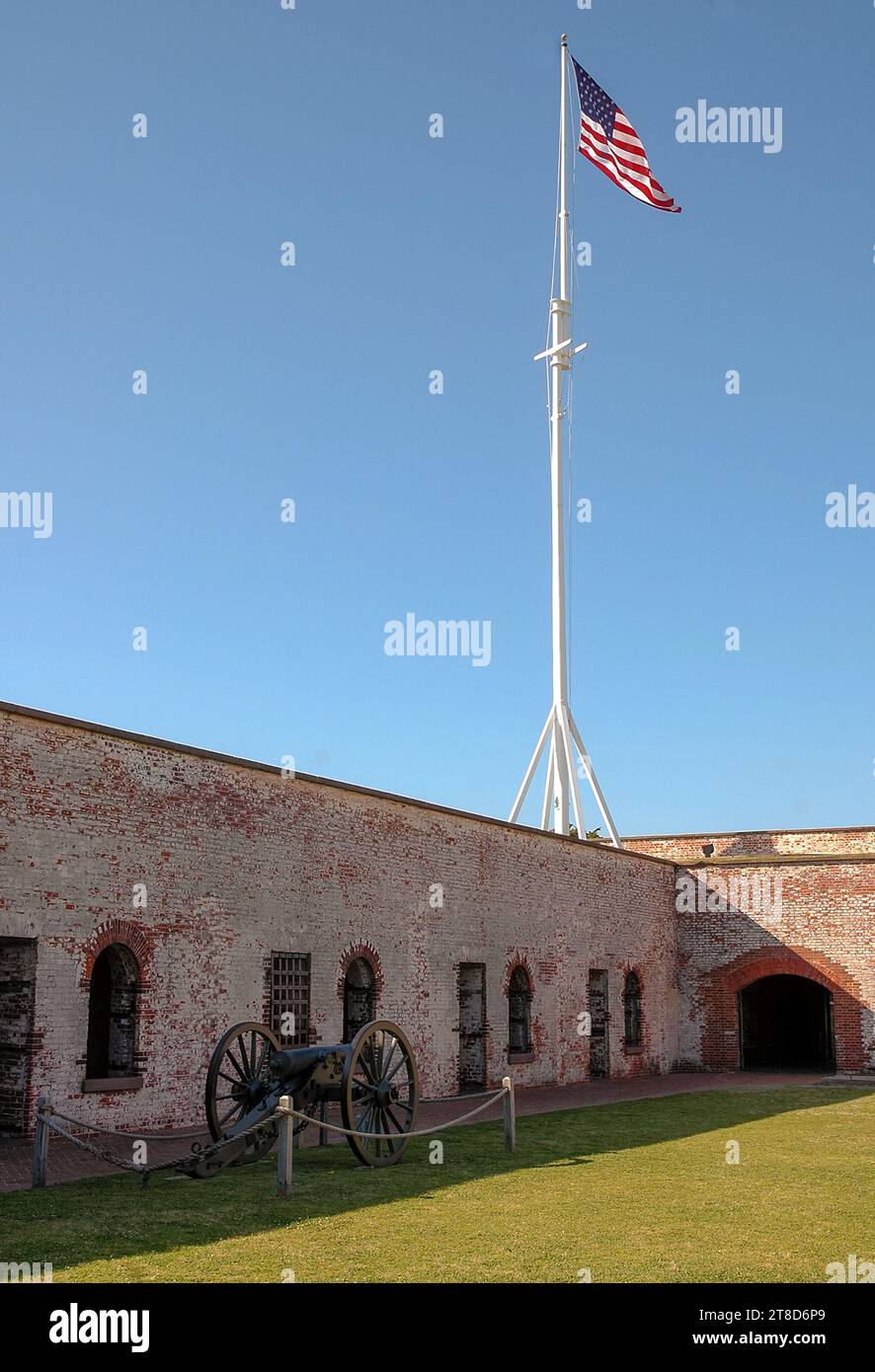 The Fort Macon State Park, in Carteret County, North Carolina Stock ...