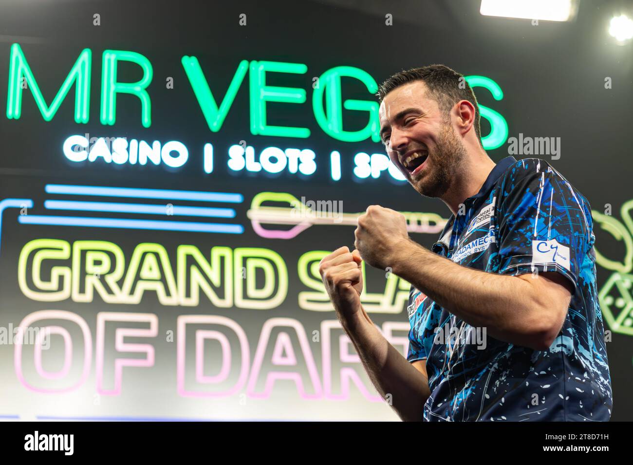 WV Active, Aldersley, Wolverhampton, UK. 19th Nov, 2023. 2023 PDC Grand ...