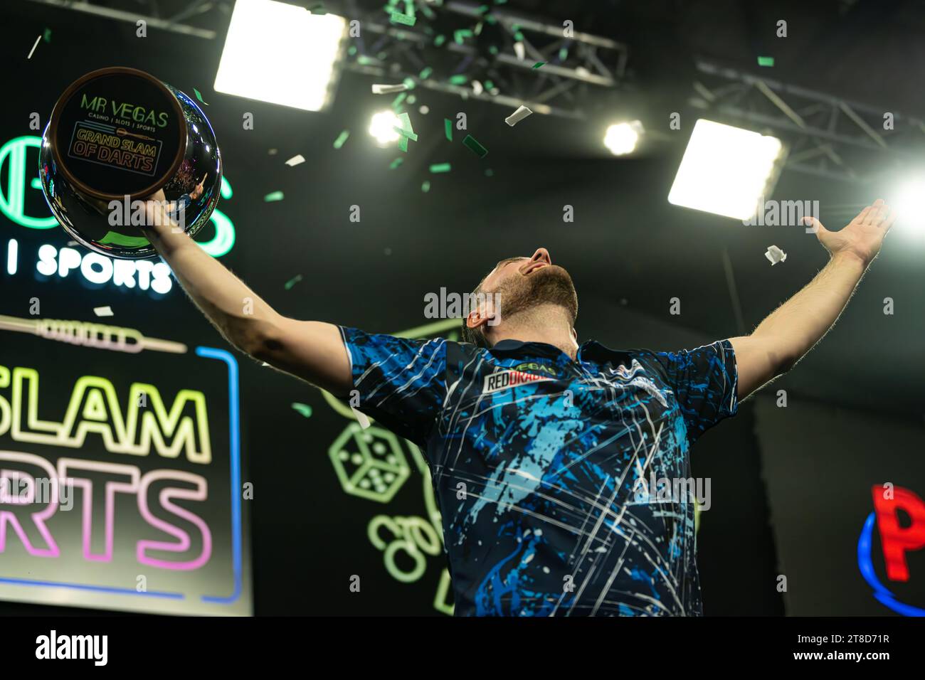 WV Active, Aldersley, Wolverhampton, UK. 19th Nov, 2023. 2023 PDC Grand ...