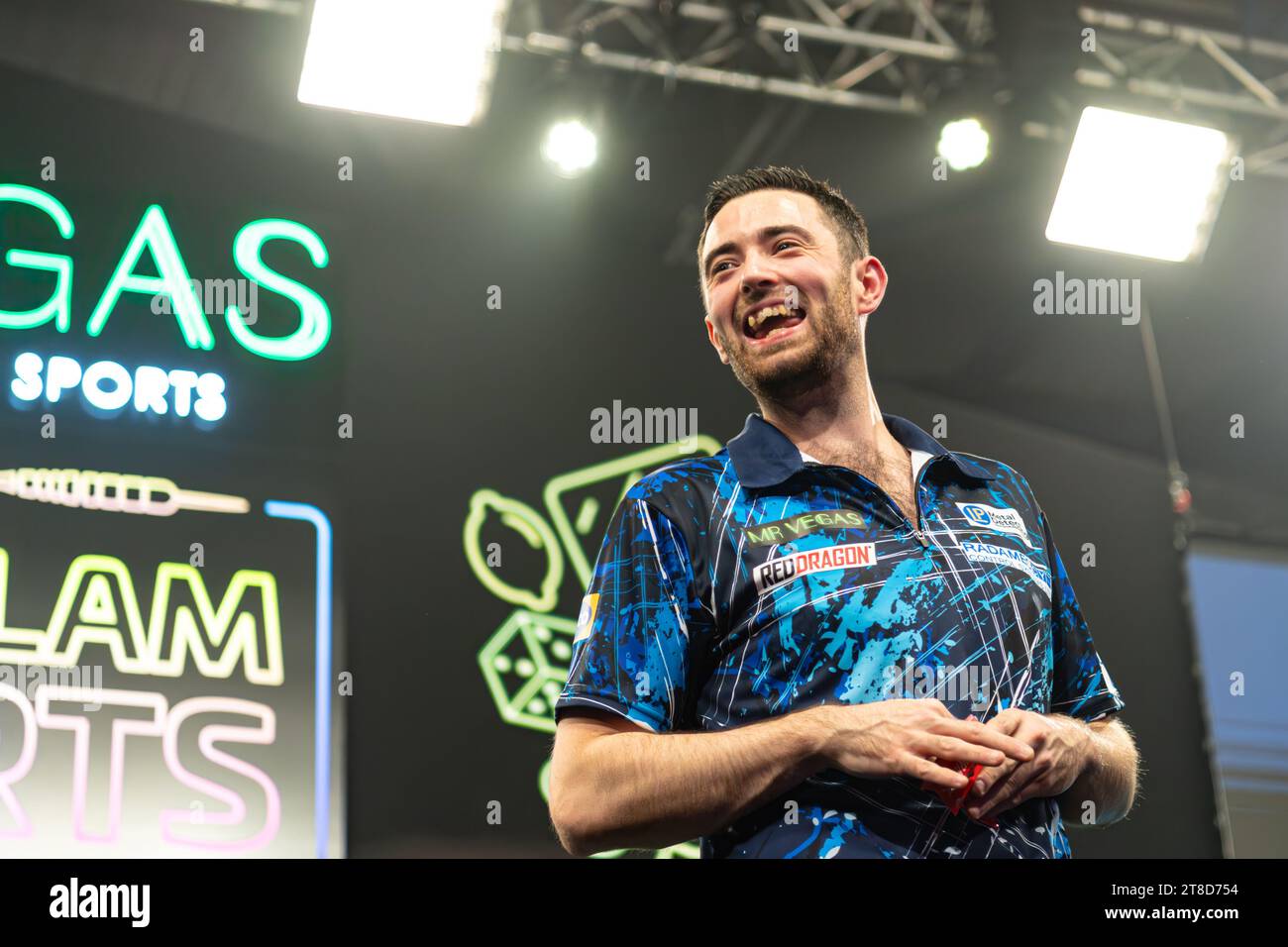 WV Active, Aldersley, Wolverhampton, UK. 19th Nov, 2023. 2023 PDC Grand ...