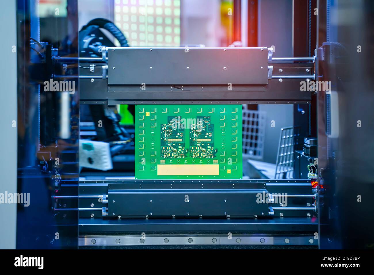 automatic robot flying probe tester for print circuit board(PCB ...