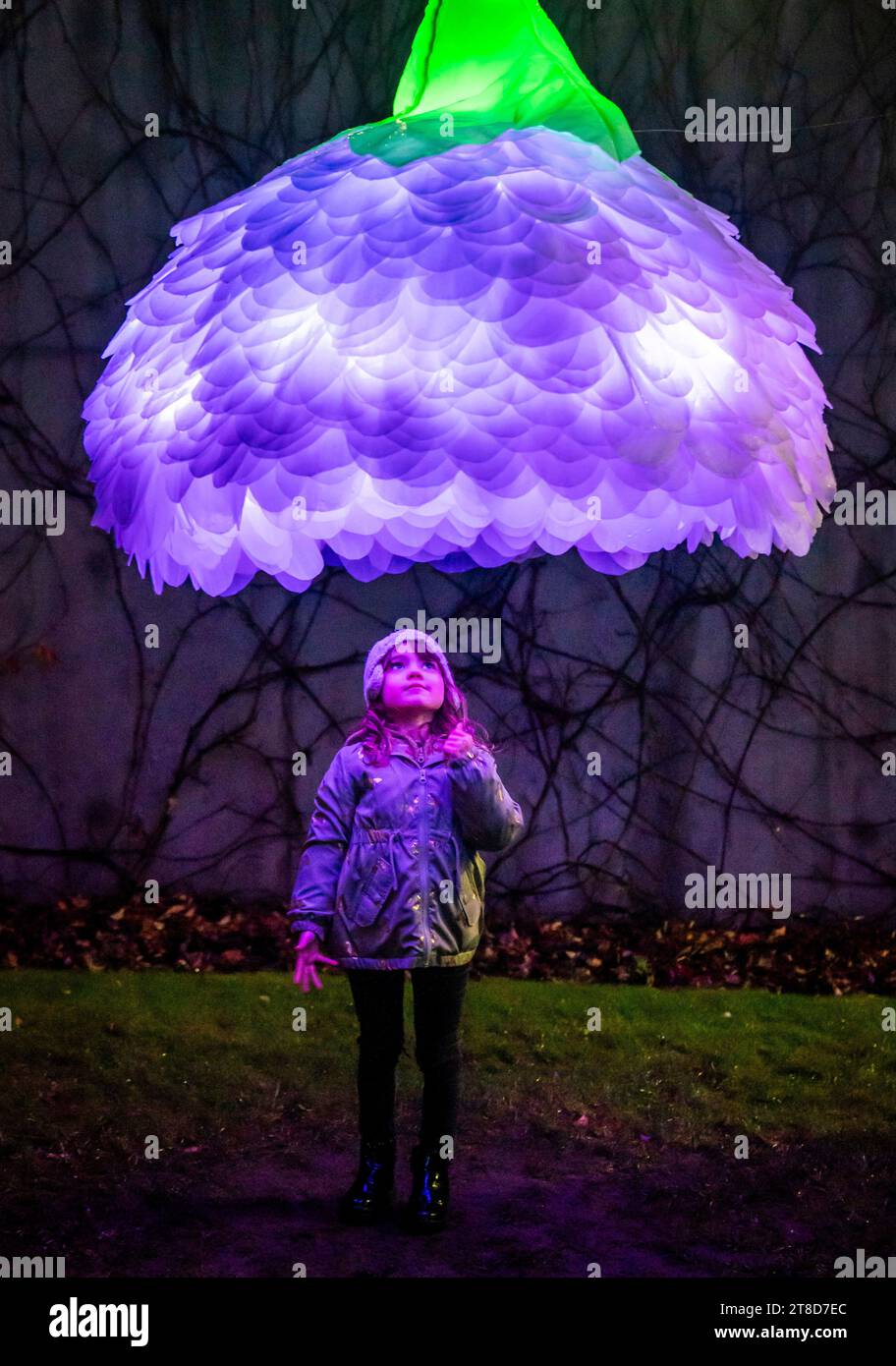 Five-year-old Lyra (no last name given) explores 'Nectary' an ...