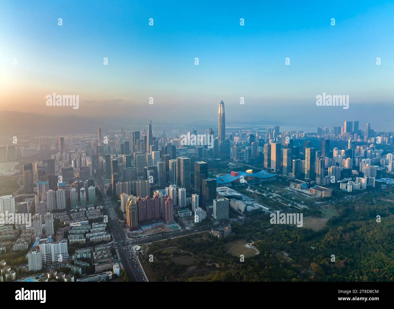 Shenzhen china city aerial view hi-res stock photography and images - Alamy