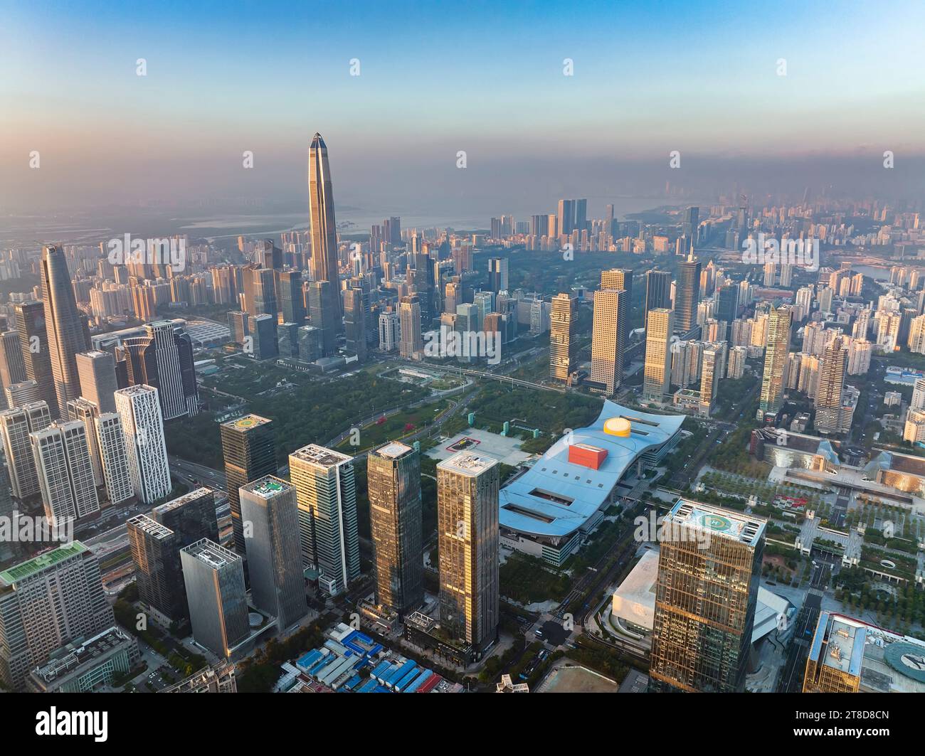 Shenzhen china city aerial view hi-res stock photography and images - Alamy