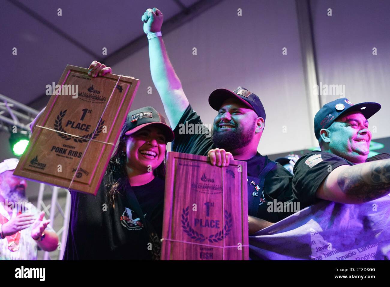 San Jose, Costa Rica. 19th Nov, 2023. Team Brasa Brava from Chile ...