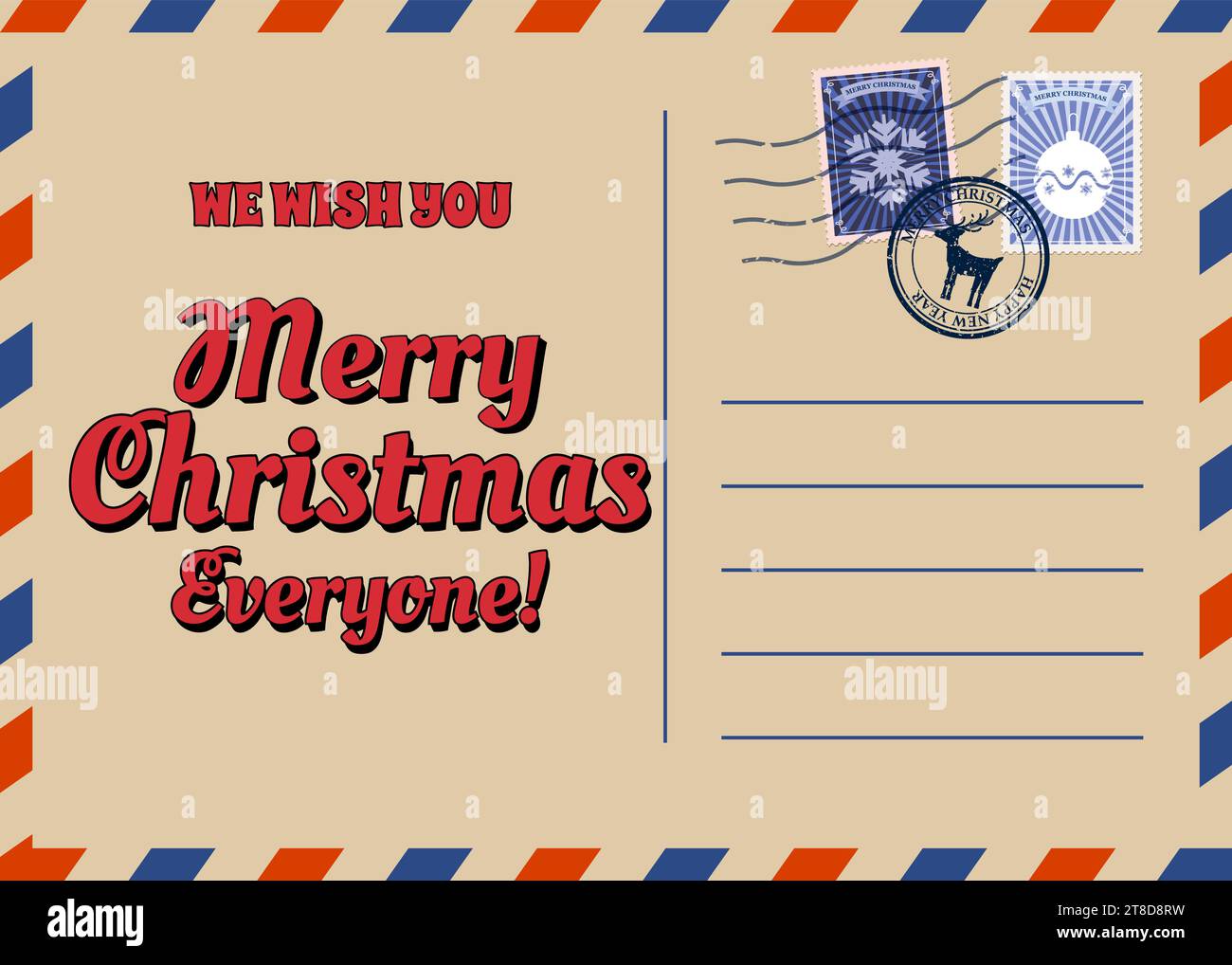 Santa claus letter christmas Stock Vector Images - Alamy