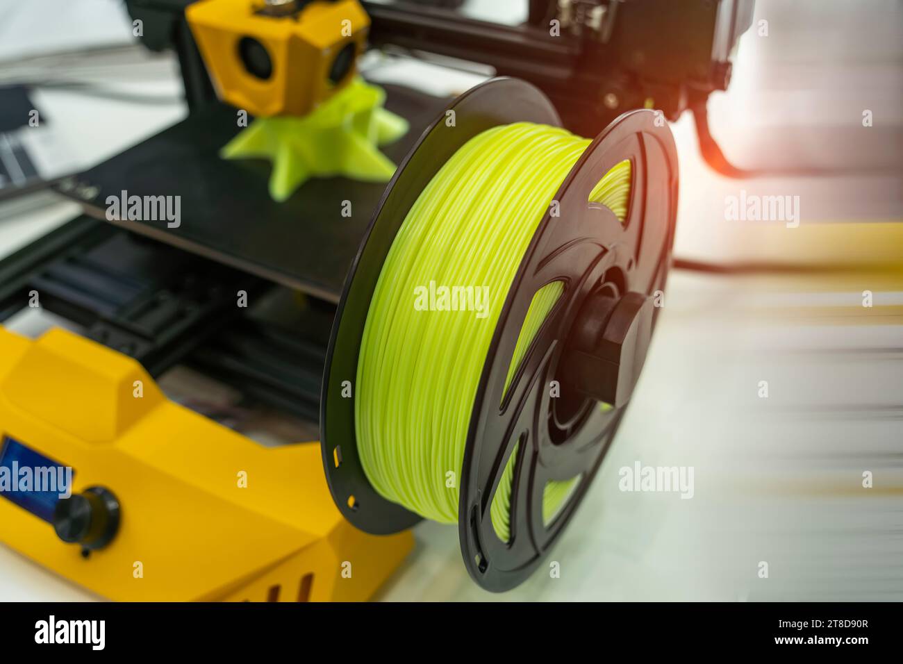 3D printing filaments,Progressive modern additive technology Stock ...