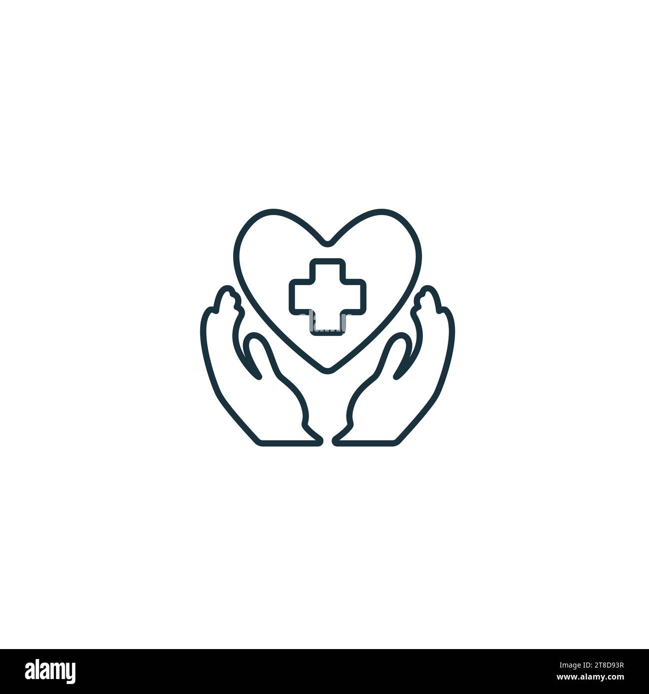 Therapy outline icon. Monochrome simple sign from mental health ...