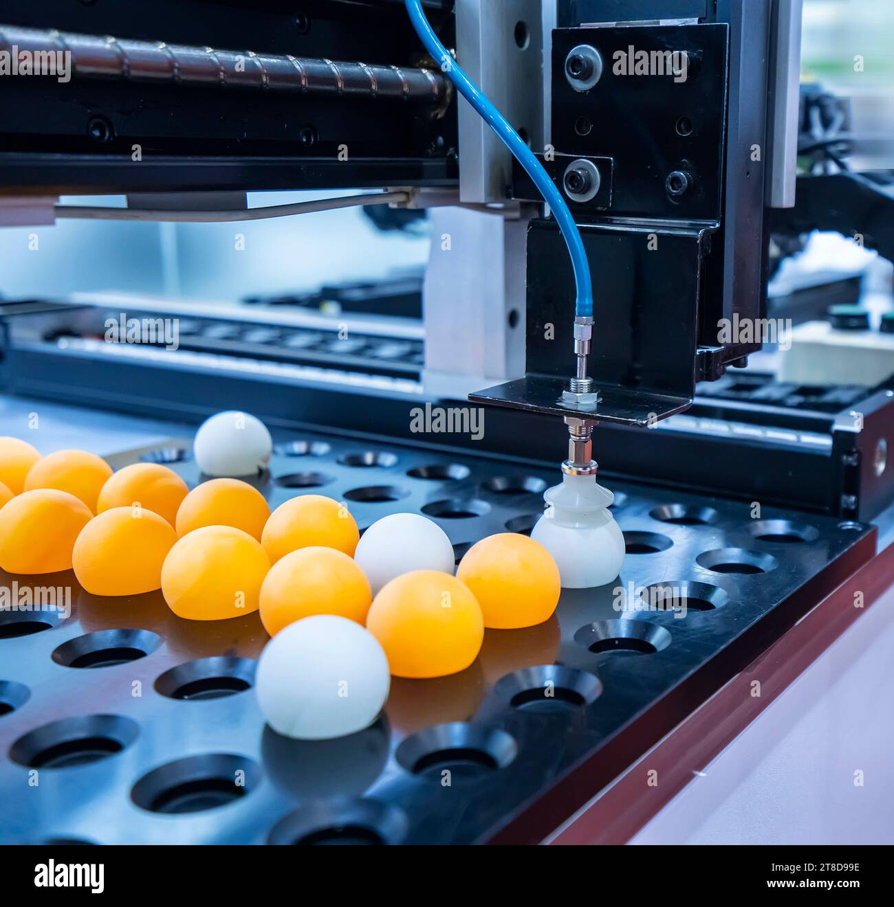 Robotic Arm use with vacuum system for holding table tennis ball ...
