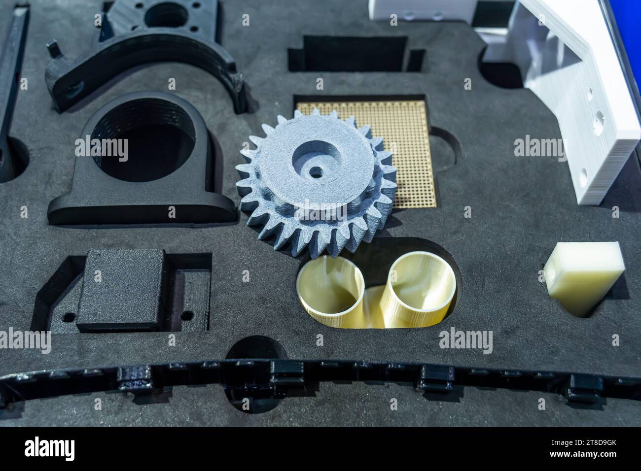 Metal products made by 3D printing. Modern additive technology Stock ...