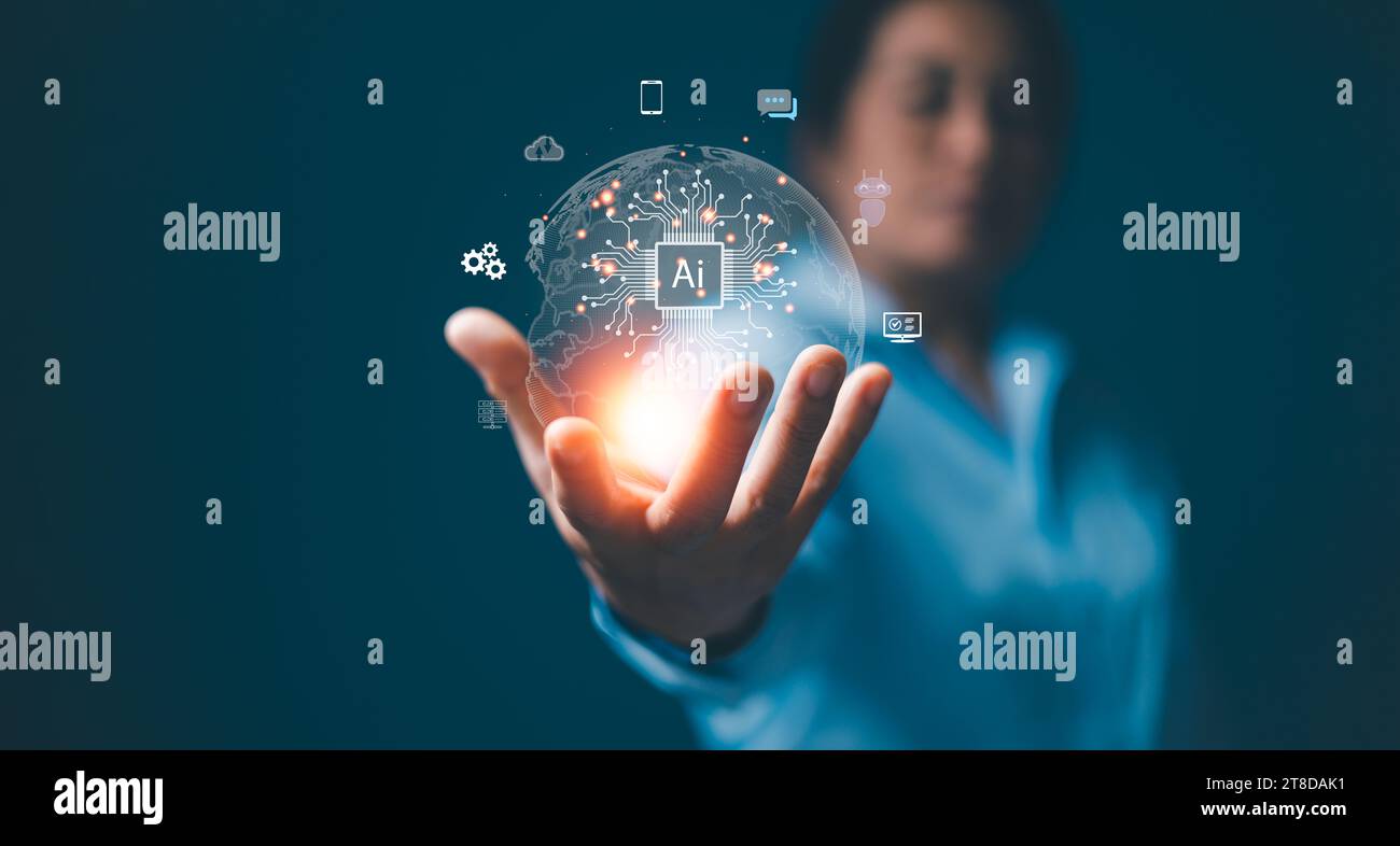 Ai, the concept of artificial intelligence use analytics, automation ...