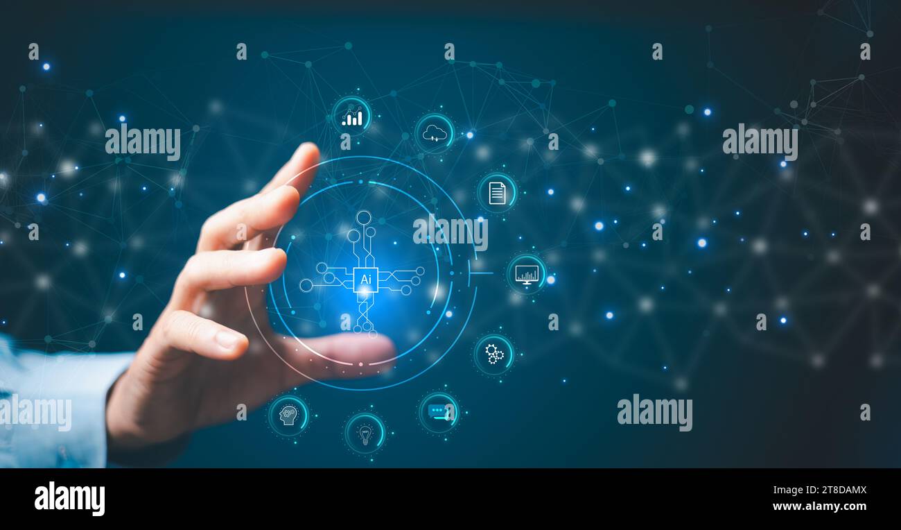 Ai, the concept of artificial intelligence use analytics, automation ...