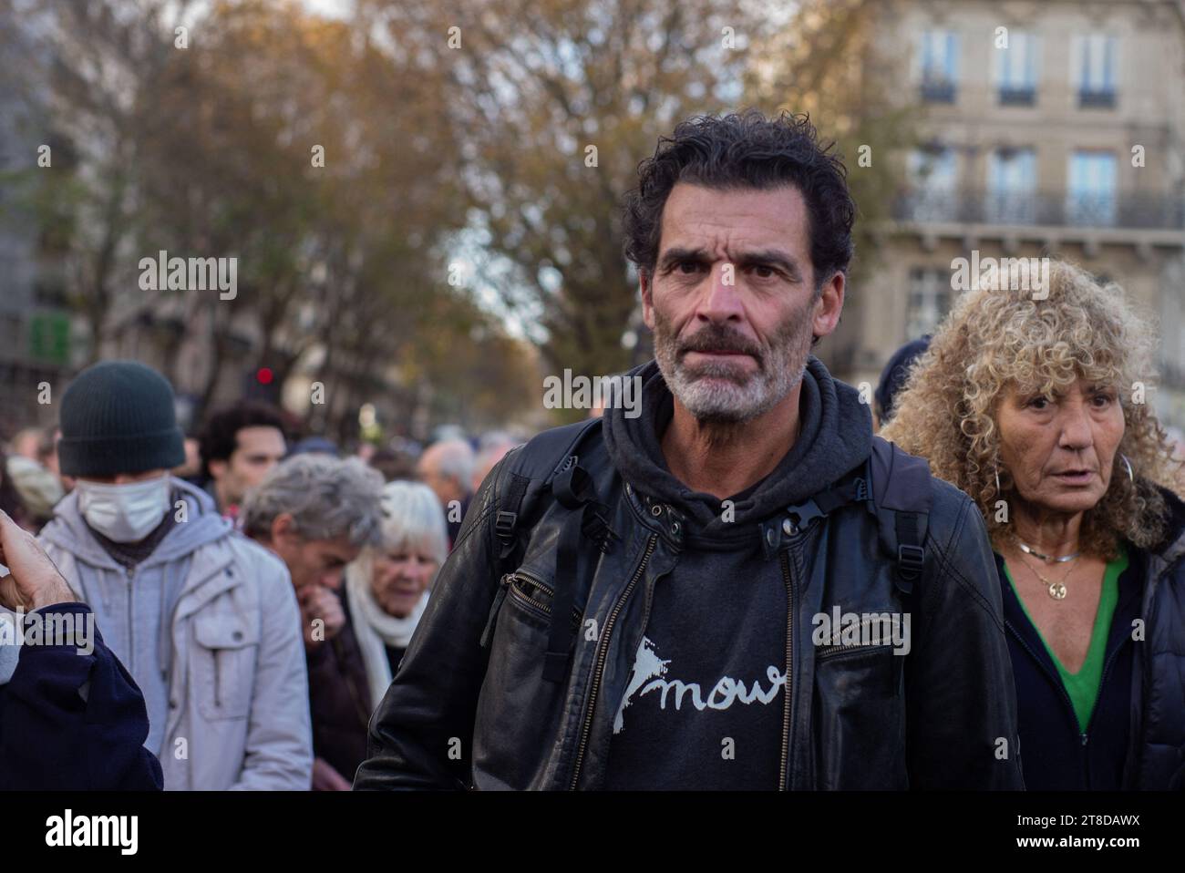 Paris, France. 19th Nov, 2023. Xavier Mathieu attending the Silent ...