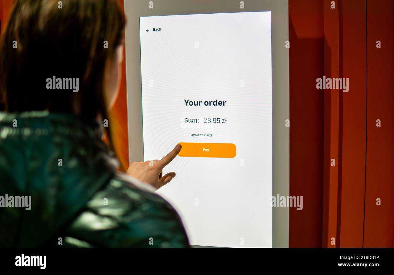 Mcdonalds self order kiosk hi-res stock photography and images - Alamy