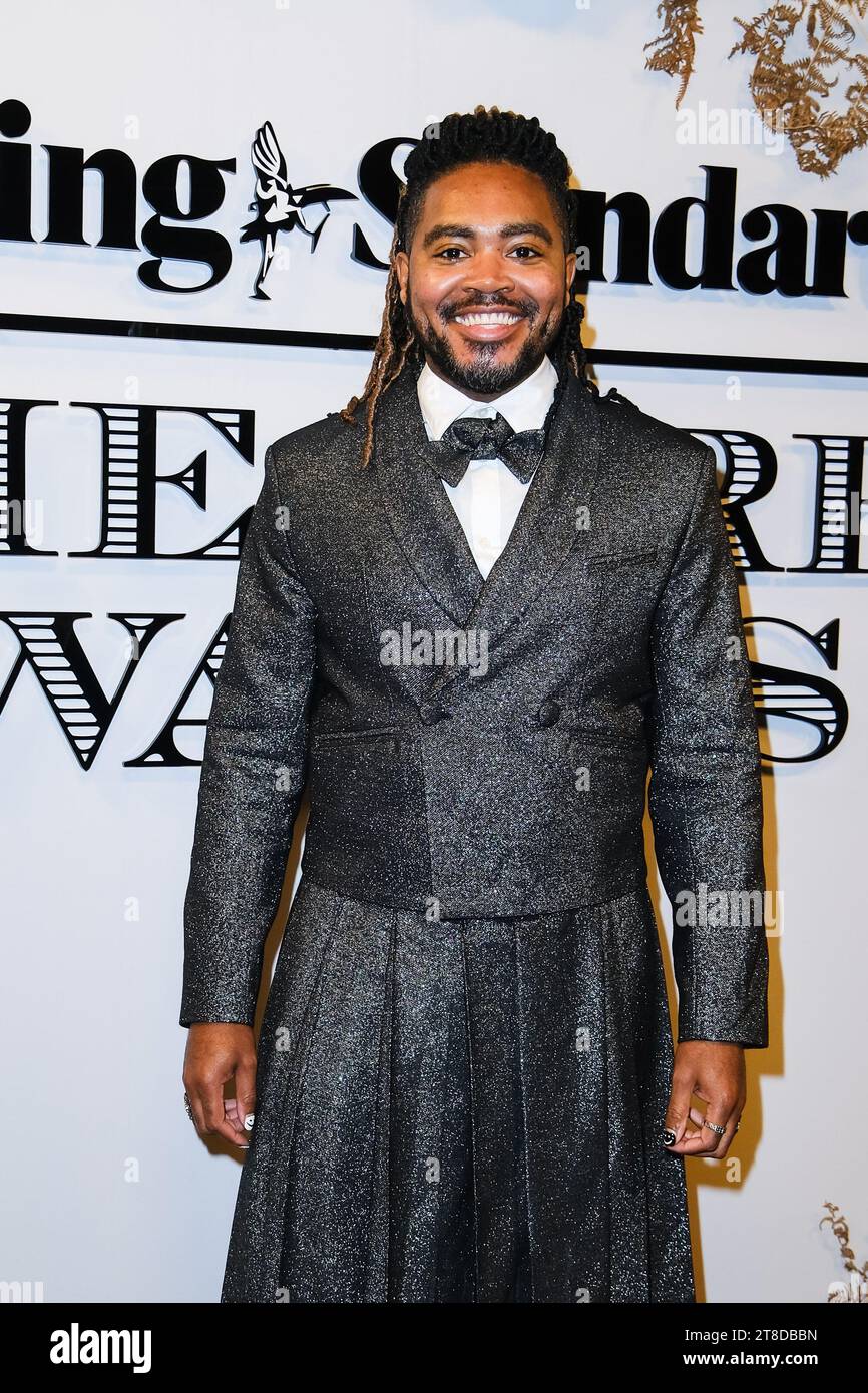 London, UK. Cody Renard Richard photographed arriving at the Evening ...