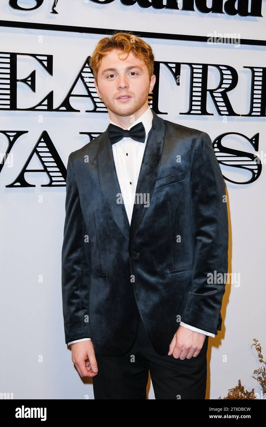 London, UK. Sam Tutty photographed arriving at the Evening Standard ...