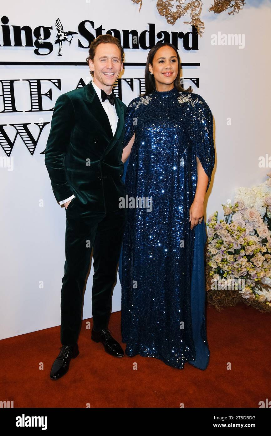 London, UK. Tom Hiddleston and Zawe Ashton photographed arriving at the ...