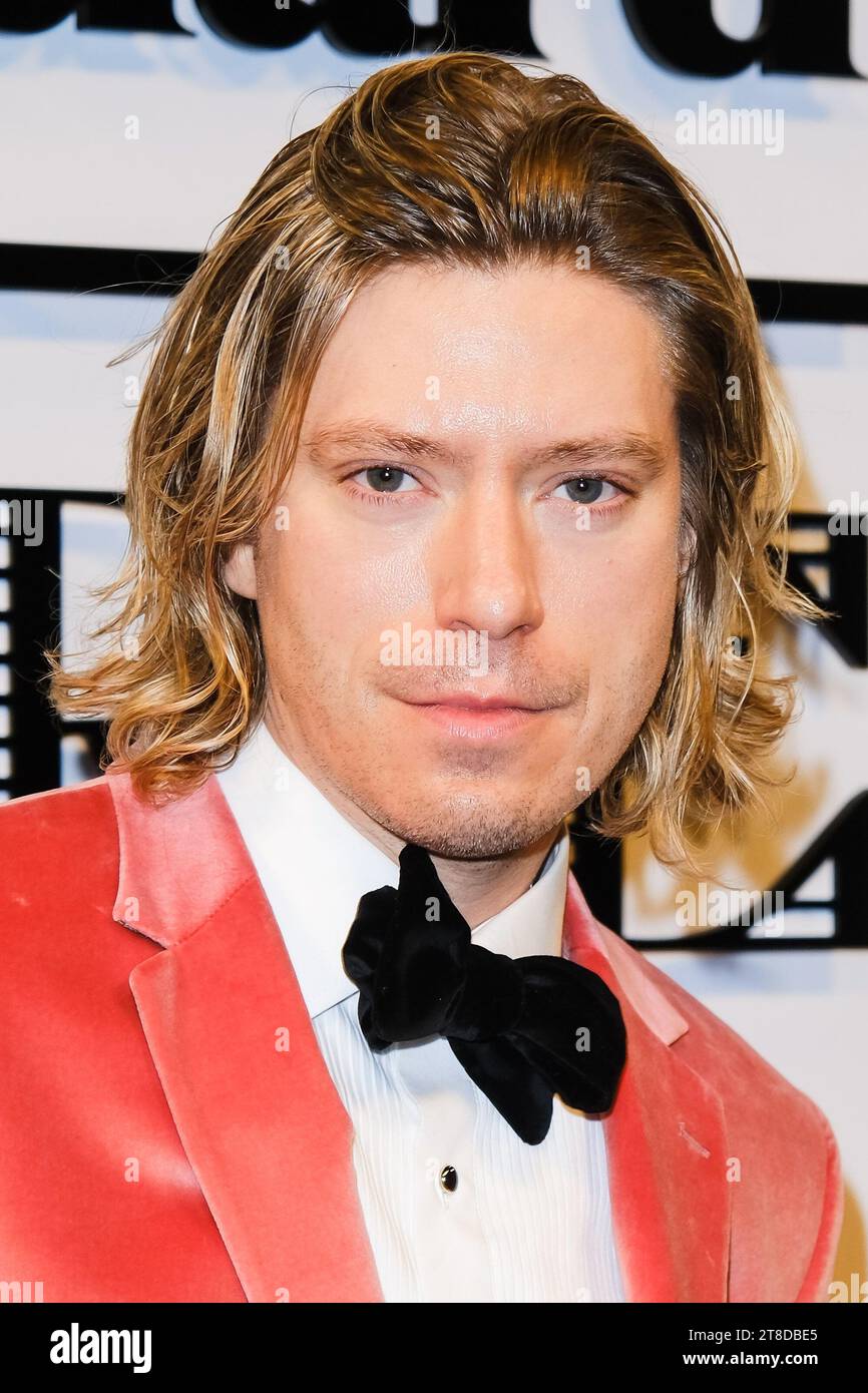 London, UK. Patrick Vaill photographed arriving at the Evening Standard ...