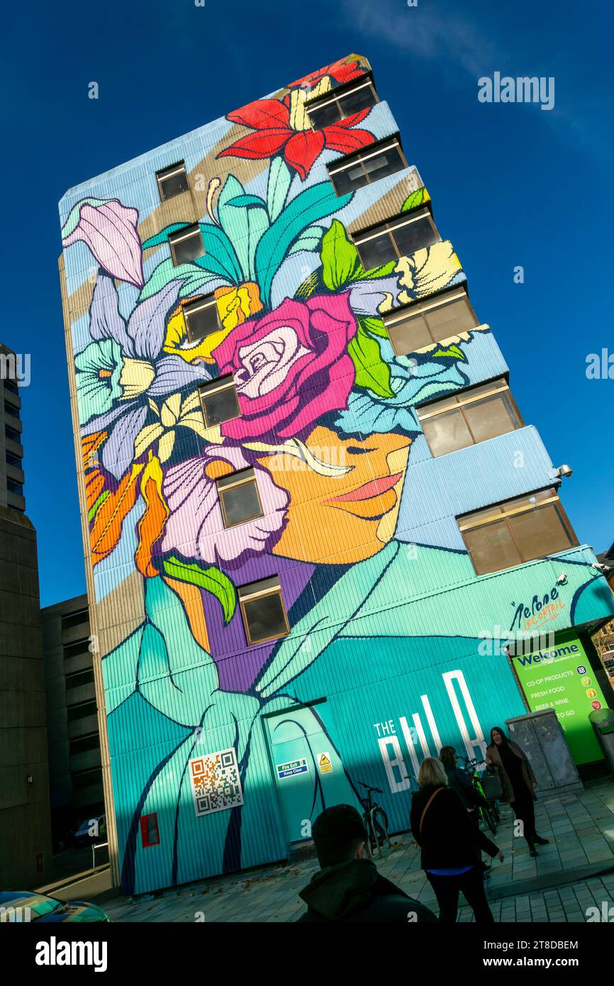 Clean air mural created by artist Nerone, The Bulb, Southampton ...