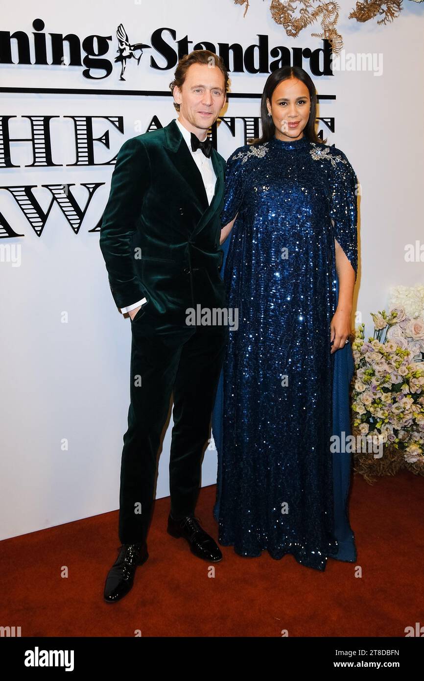 London, UK. Tom Hiddleston and Zawe Ashton photographed arriving at the ...