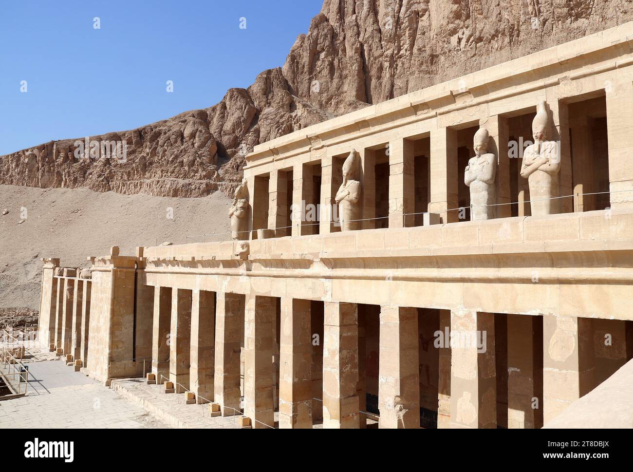 Deir el-Bahari (Deir el-Bahri) the Mortuary Temple of Hatshepsut in ...
