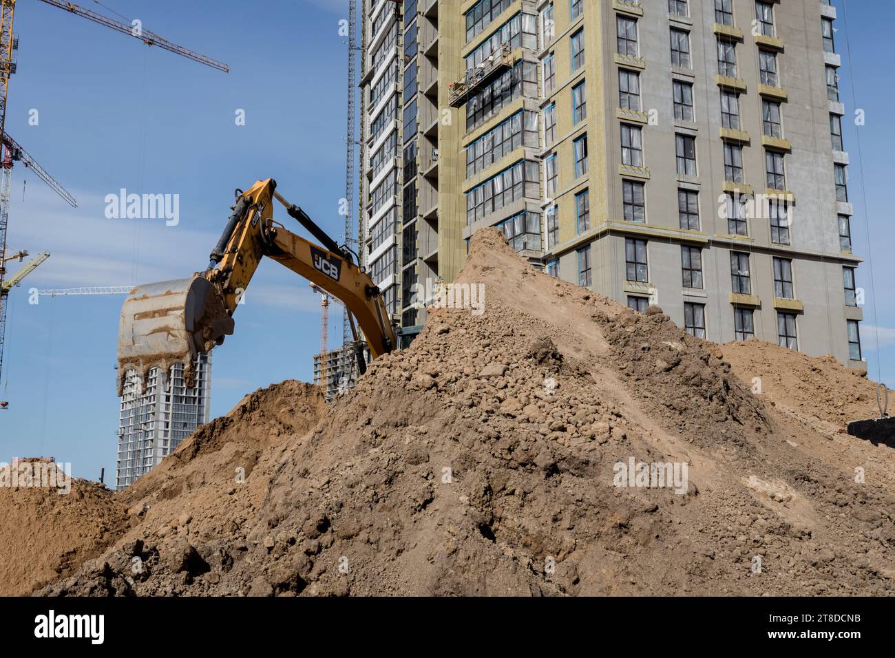 Jcb backhoe loader digger hi-res stock photography and images - Alamy