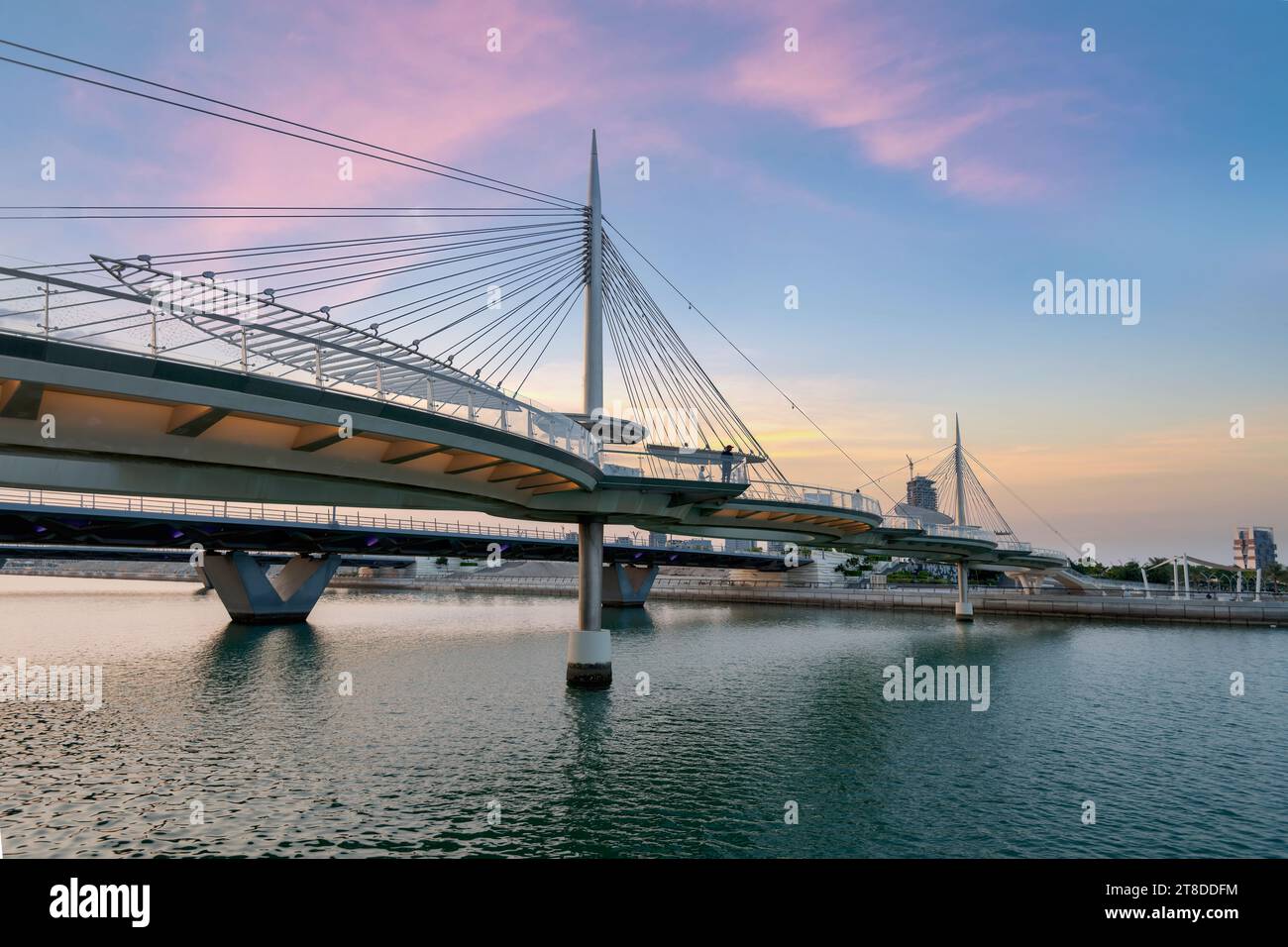 Lusail, Qatar - November 18, 2023: Lusail Bridge Qetaifan Island Lusail ...