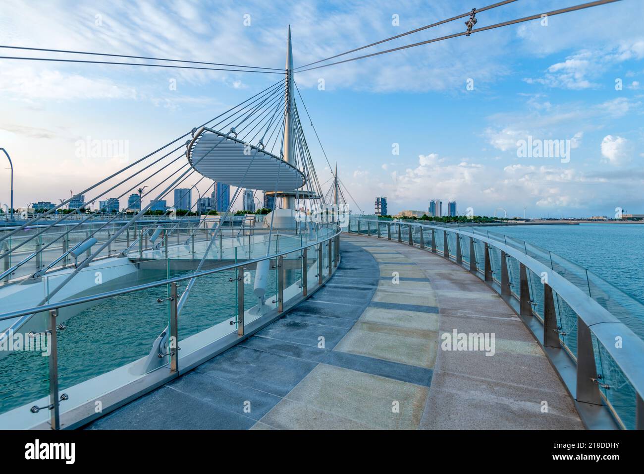 Lusail, Qatar - November 18, 2023: Lusail Bridge Qetaifan Island Lusail ...