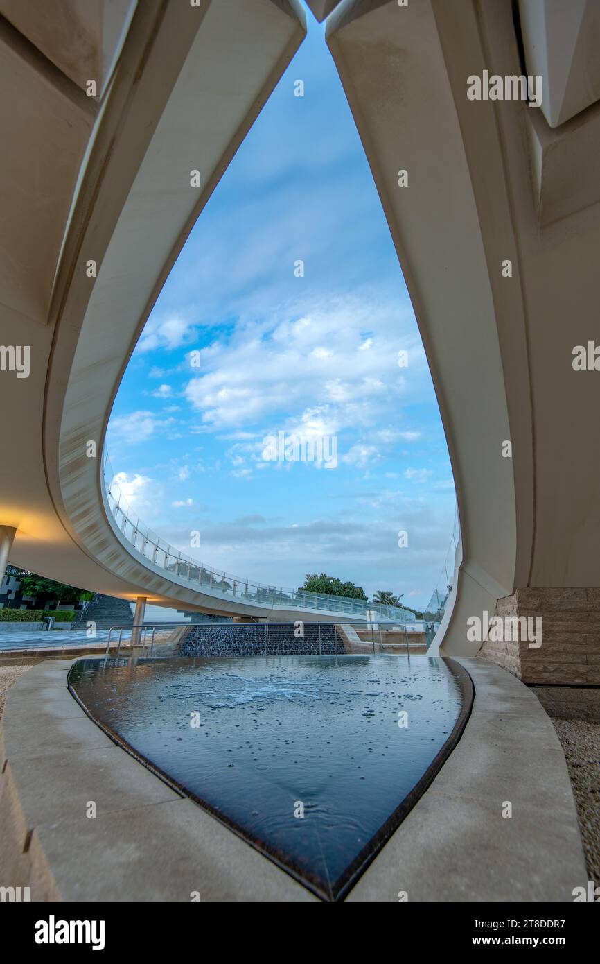 Lusail, Qatar - November 18, 2023: Lusail Bridge Qetaifan Island Lusail ...
