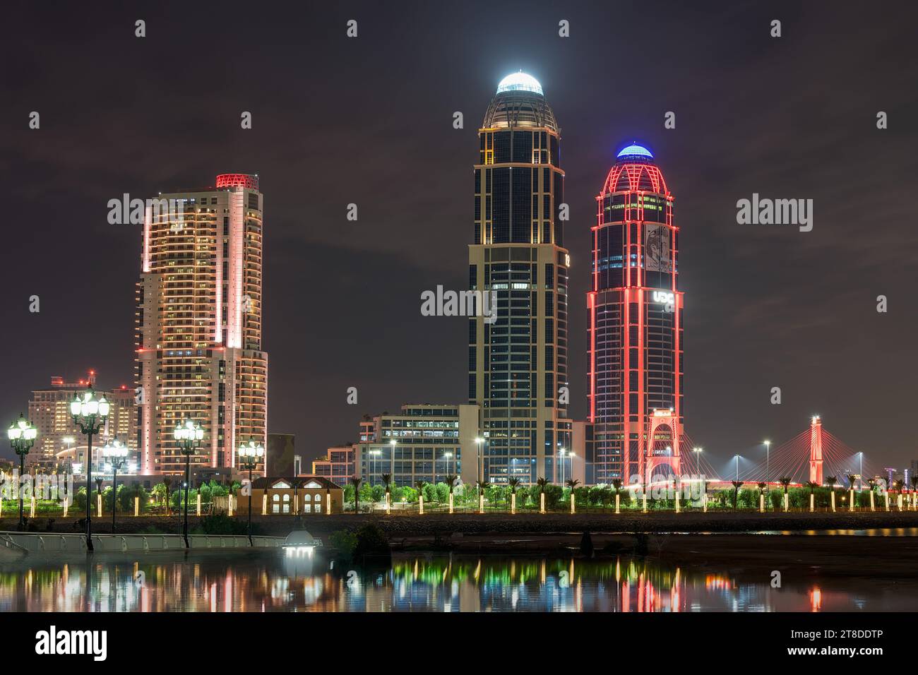 Doha, Qatar - November 18, 2023: Beautiful skyline of pearl Qatar ...