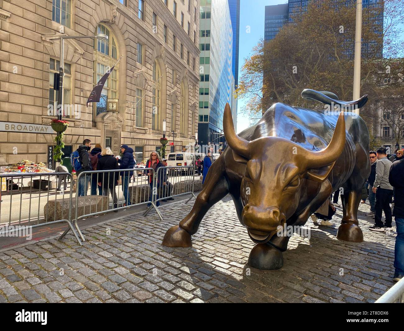 New York, United States. 19th Nov, 2023. Charging Bull of Wall Street ...