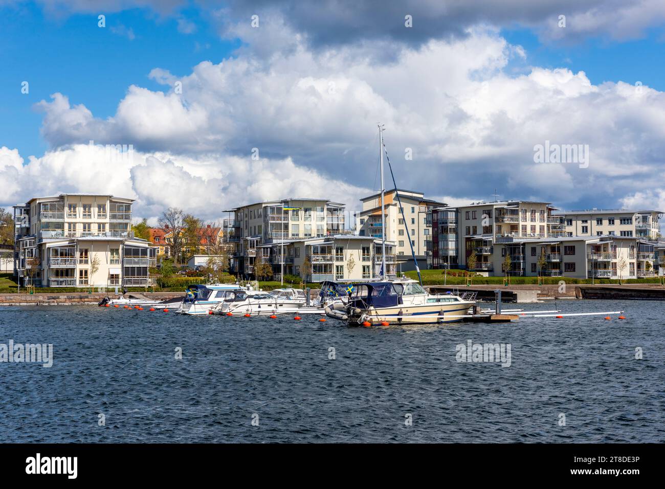 Residential area by the sea, Västervik, Småland, Sweden Stock Photo - Alamy
