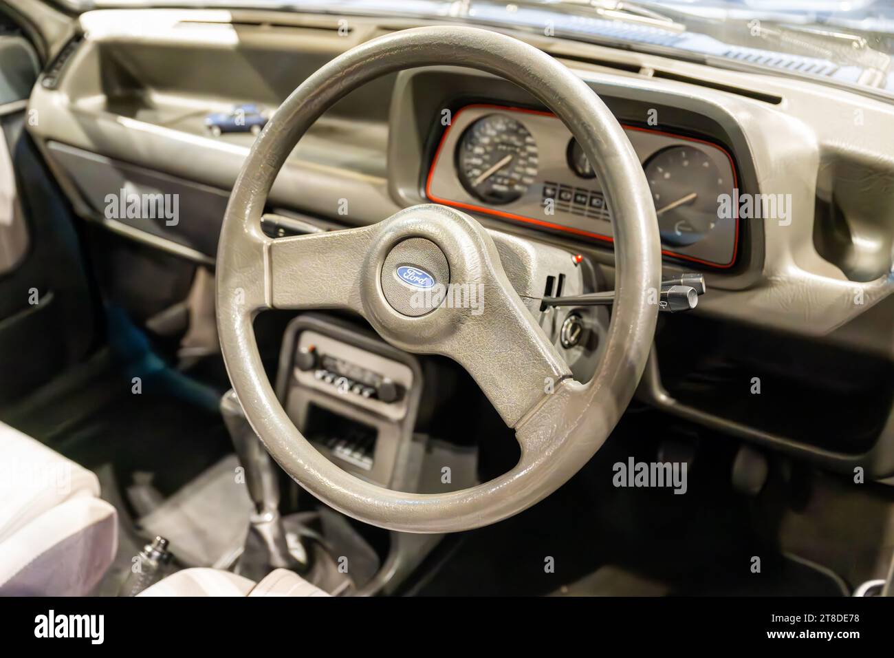 A Ford Fiesta XR2 Interior Stock Photo - Alamy
