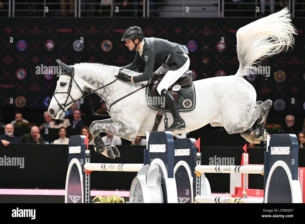 Prague, Czech Republic. 19th Nov, 2023. Christian Kukuk with his horse ...