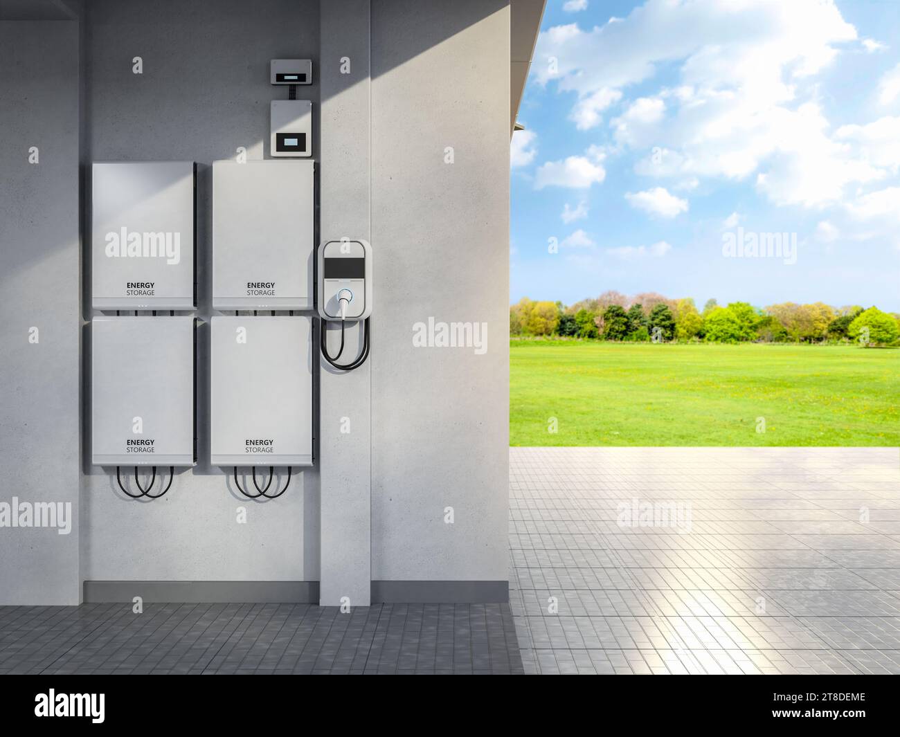 Ev charger install hi-res stock photography and images - Alamy