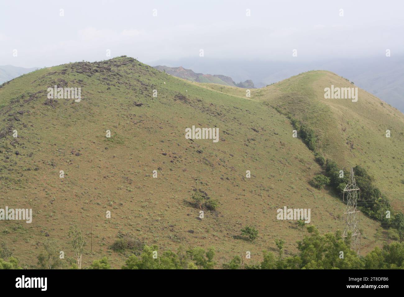 A beautiful view of the western Ghats of Karnataka, India Stock Photo ...