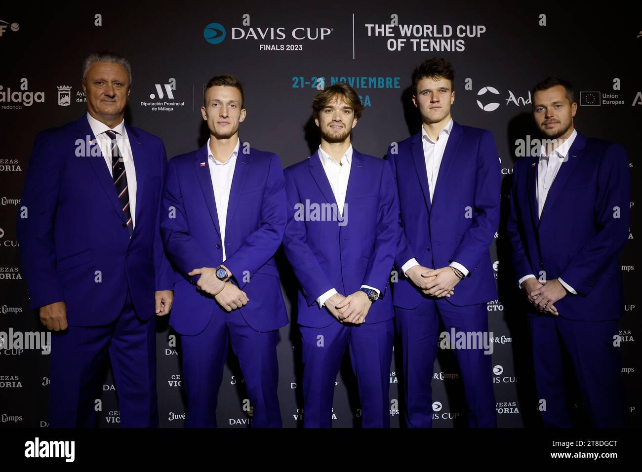Czech Davis Cup Men team, from left: non-playing captain Jaroslav ...